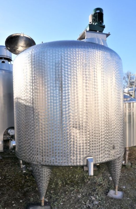 Containers (closed) / Tanks / Stainless steel containers, 5000 liter ...